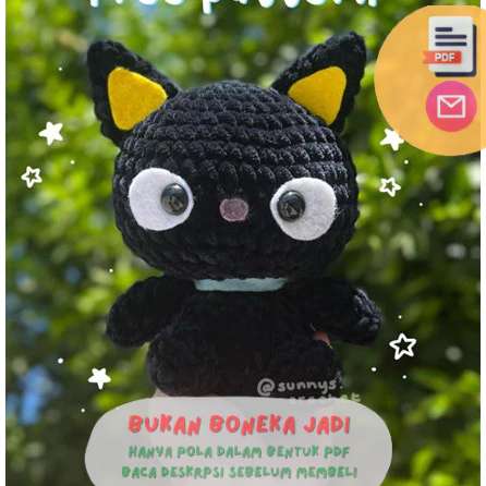 Jual chococat {Pdf File Amigurumi/Crochet Pattern} | Shopee Indonesia
