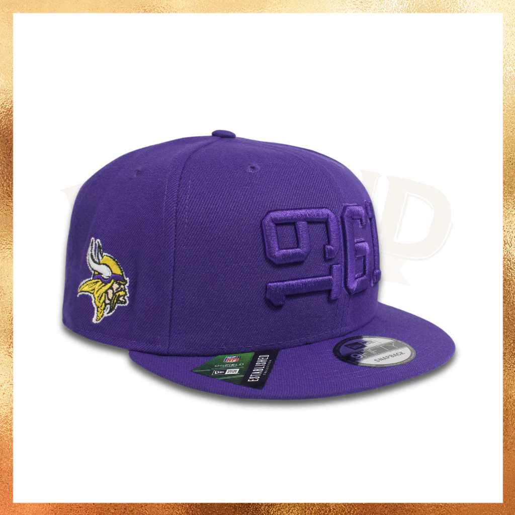 Jual Topi New Era Minnesota Vikings 1961 9FIFTY Football Hat Original ...