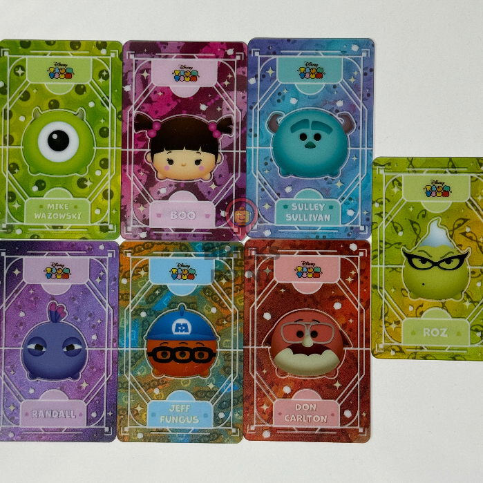 Jual DISNEY ORIGINAL TSUM TSUM CARD COLLECTION SET MONSTER INC BUNDLE ...