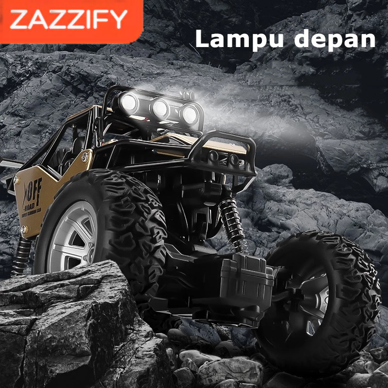 Jual Mobil Remote Control RC Offroad Rock Climber 2WD 1:18 Gold Mainan ...