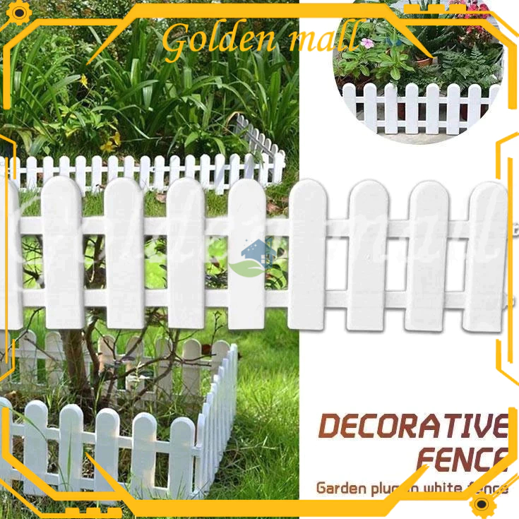 Jual Pagar kebun / Pagar plastik / Pagar Plastik PVC Putih Pagar Jalan ...