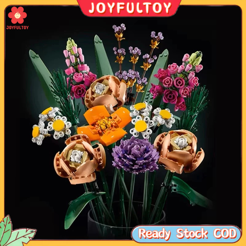 Jual 【MURAH COD】Mainan Brick Buket Bunga Susun Bangunan Flower/Hadiah ...