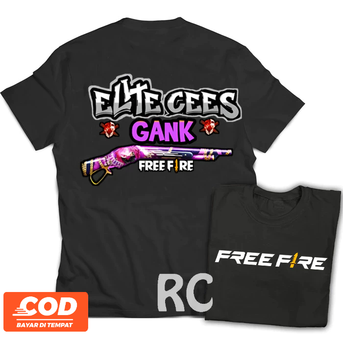 Jual Kaos Baju Anak Free Fire FF | Elite Cees | Baju Gaming Laki-laki ...