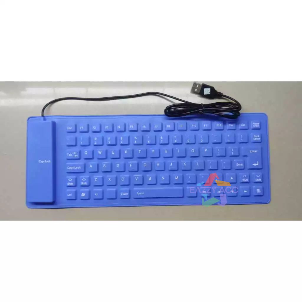 Jual Keyboard Kabel Usb Fleksibel | Bisa dilipat | Shopee Indonesia