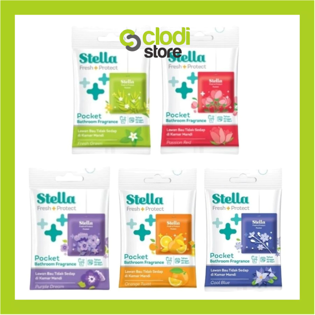 Jual Stella Fresh Pocket Bathroom 10 gr Pengharum Kamar Mandi | Shopee ...