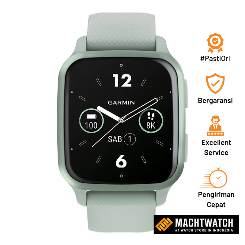 Jual Jam Tangan Unisex Garmin Venu Sq 2 010-02701-82 Smartwatch Digital ...