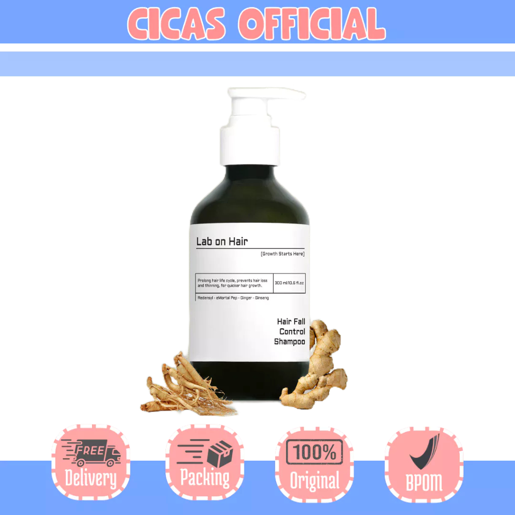 Jual cicasofficial - LAB ON HAIR Anti Hair Fall Shampoo - Sampo ...