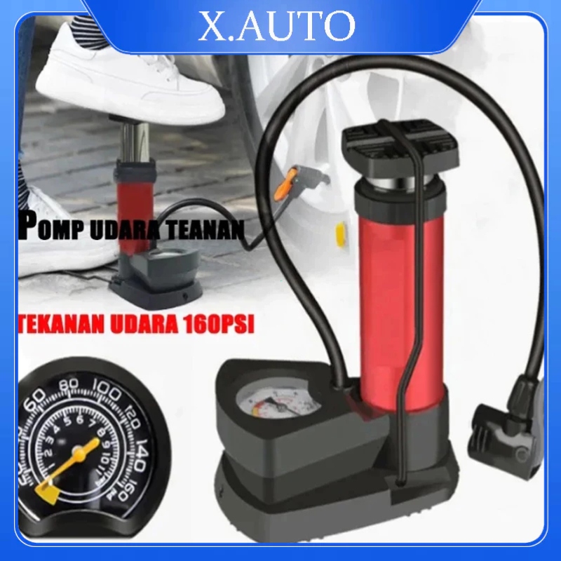 Jual Pompa Sepeda Mobil Pompa Lantai Sepeda Mini Pompa Sepeda Portabel ...