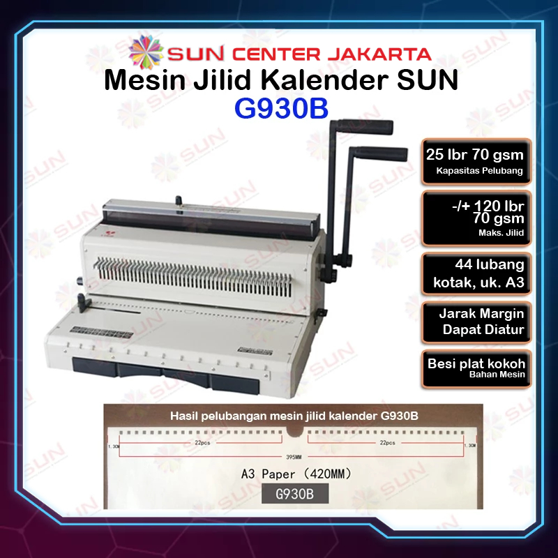 Jual Mesin Jilid Kalender Maksimal Ukuran A3 G930B | Shopee Indonesia