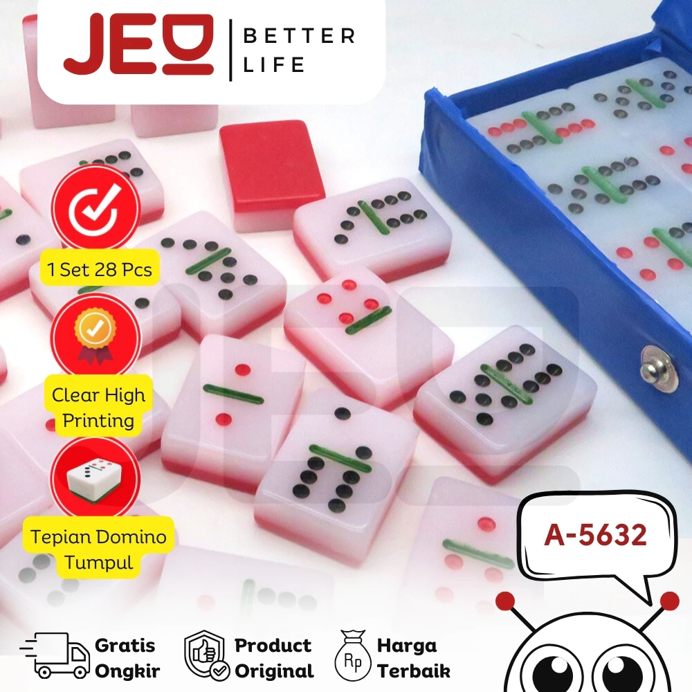 Jual JEDI Domino Batu Premium Akrilik Tipis dompet / Domino Batu ...