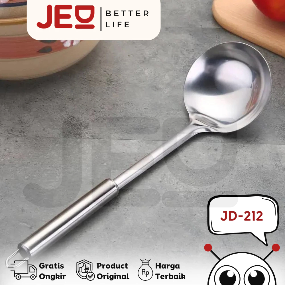 Jual JEDI Centong sayur/Centong Irus/Sutil stainless/Spatula/Centong ...