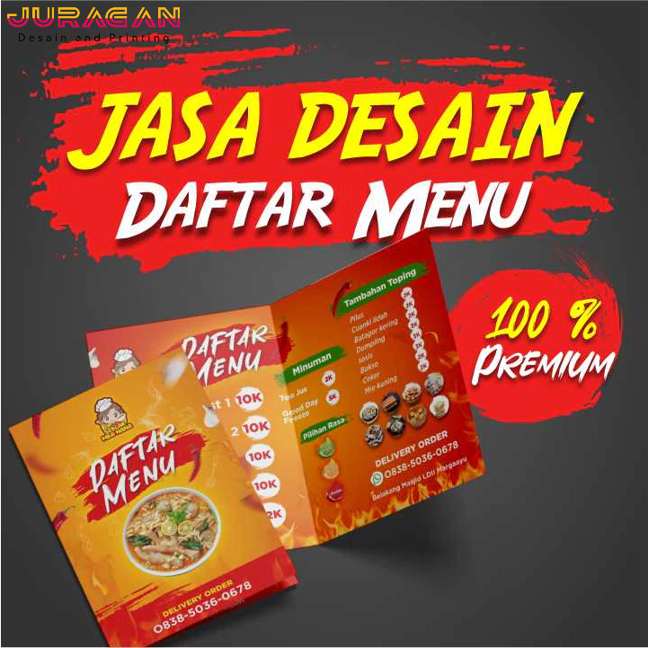 Jual Jasa Desain Daftar Menu | Daftar menu makanan dan minuman | Shopee ...