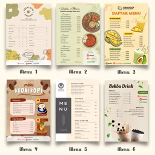 Jual Jasa Desain Menu | Daftar Menu | Desain Menu Makanan | Desain Menu ...