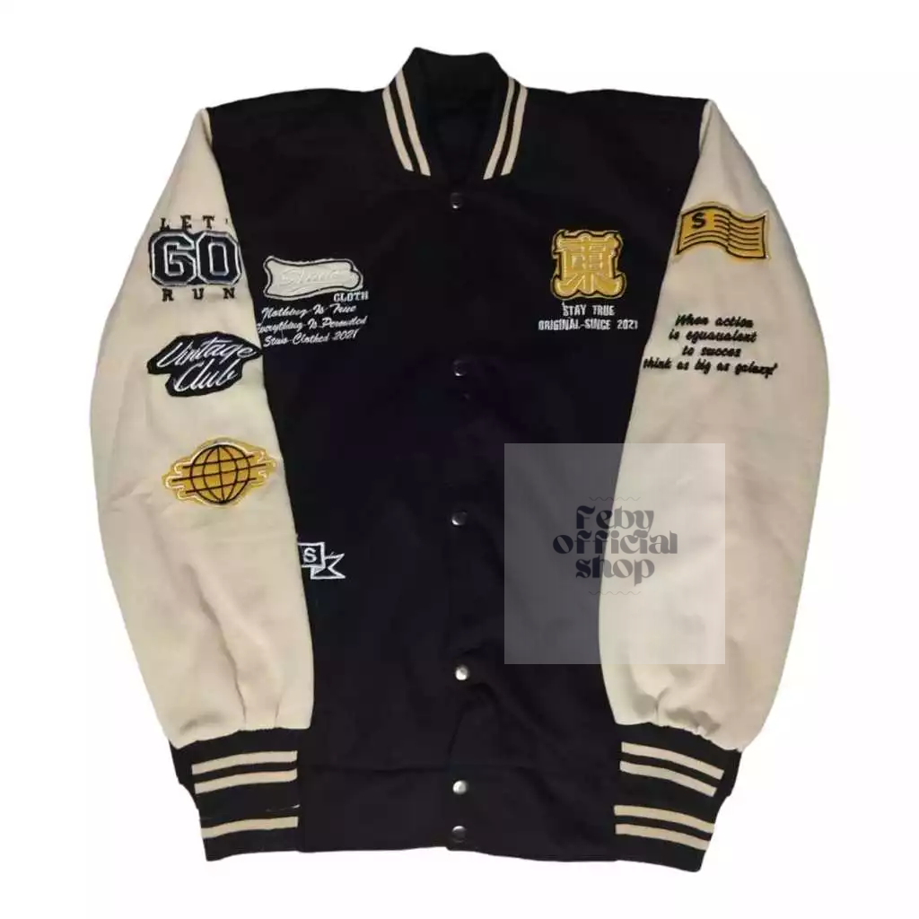 Jual Jaket Varsity Baseball Original FULL BORDIR / Jaket Bomber Varsity ... Jual Jaket Varsity Baseball Original FULL BORDIR / Jaket Bomber Varsity ...