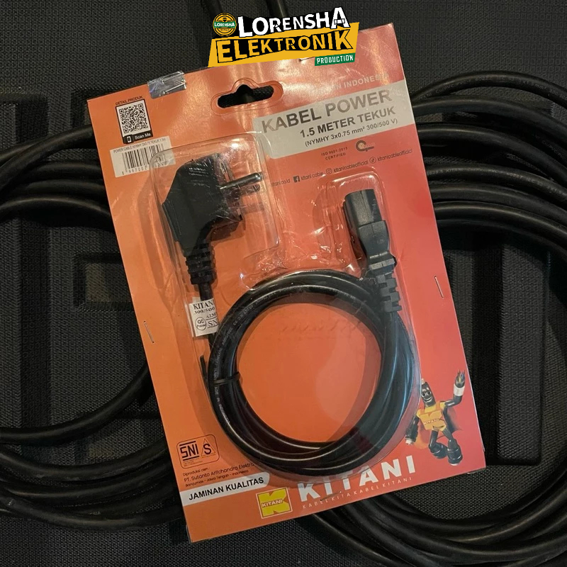 Jual KITANI Kabel Power CPU / Kabel Power AC Listrik | Shopee Indonesia