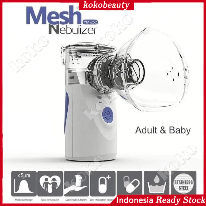 Jual Alat Terapi Pernapasan Handheld Inhaler Nebulizer Machine | Terapi ...