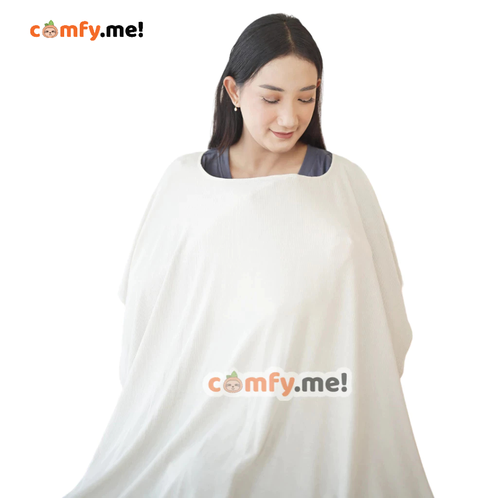 Jual Comfy me - Apron Menyusui Bayi / Nursing Apron - Bahan Kaos Soft Rib | Shopee Indonesia