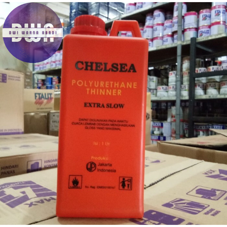 Jual THINNER CHELSEA PU 1 LITER/PENGENCER CAT | Shopee Indonesia