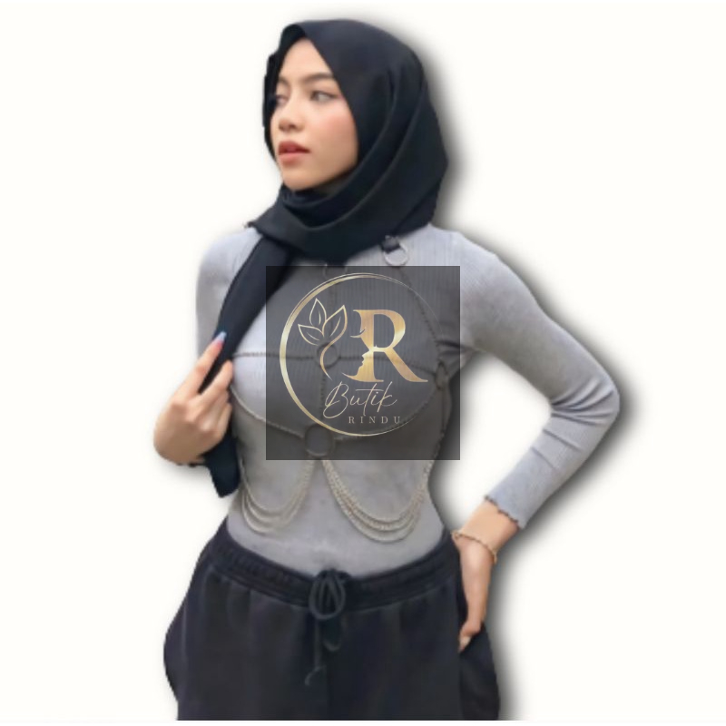 Jual BUTIK_RINDU (VIA) Body Belt Harness Chain Fashion Harajuku idol K ...