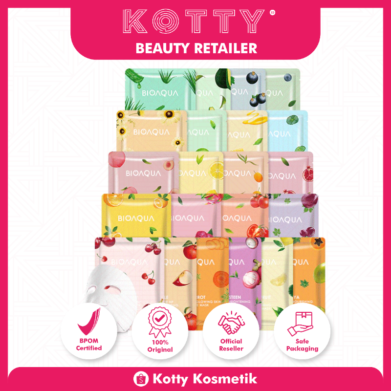 Jual Kotty Kosmetik - BIOAQUA Moisturizing Essence Mask | Shopee Indonesia