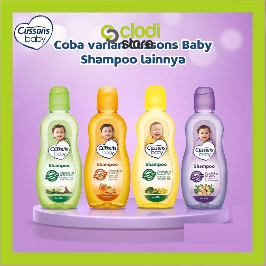 Jual Cussons Baby Shampoo 50ml+50ml dan 100ml+100ml / 200ml Shampo Bayi ...