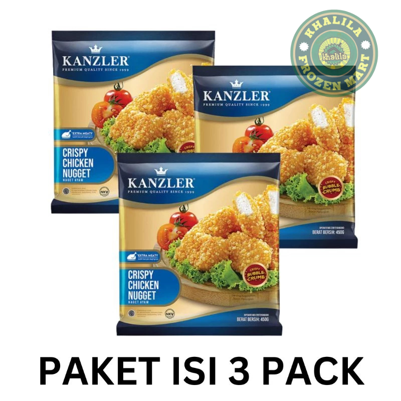 Jual [PAKET ISI 3] KANZLER CRISPY CHICKEN NUGGET NUGET NAGET AYAM 450 ...