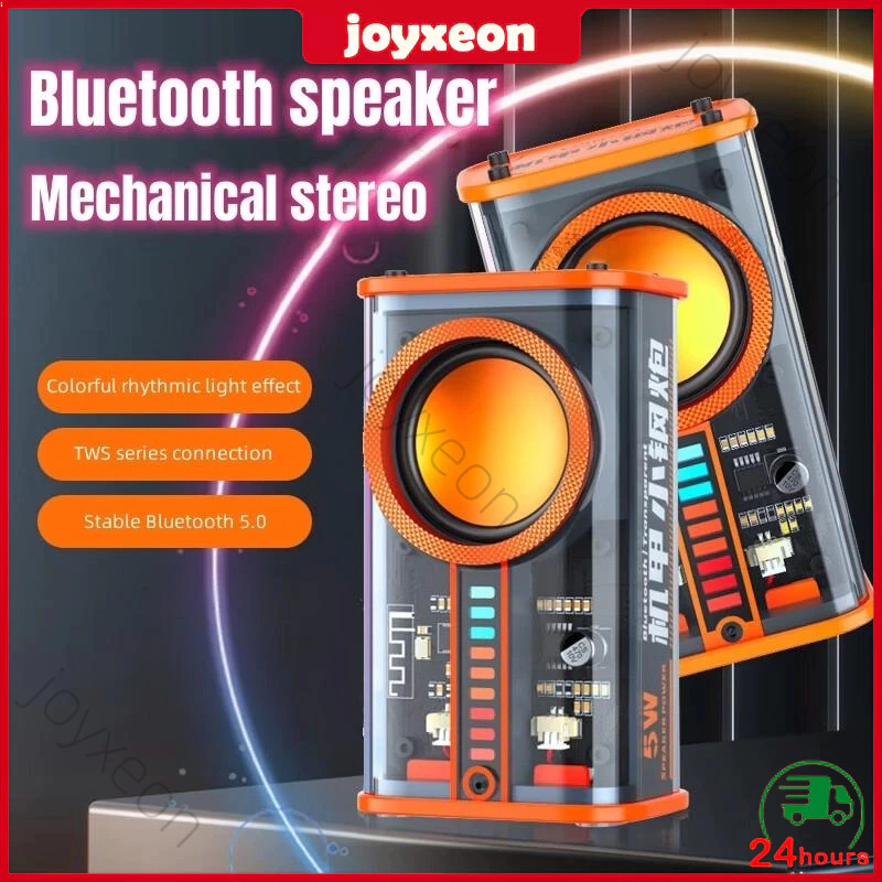 Jual K07 Bluetooth Speaker Bass BT5.0 TWS RGB LED Light 360° Stereo ...