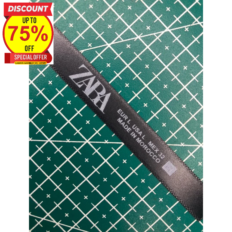 Jual ZARA BLACK WHITE CARE LABEL SUPER PREMIUM CO 1X DI KIRIM 600PCS ...