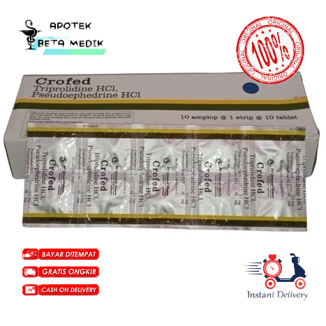 Jual CROFED STRIP 10 TABLET | OBAT PILEK KARENA ALERGI | Shopee Indonesia