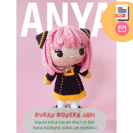 Jual Anya {Pdf File Amigurumi Pattern} | Shopee Indonesia