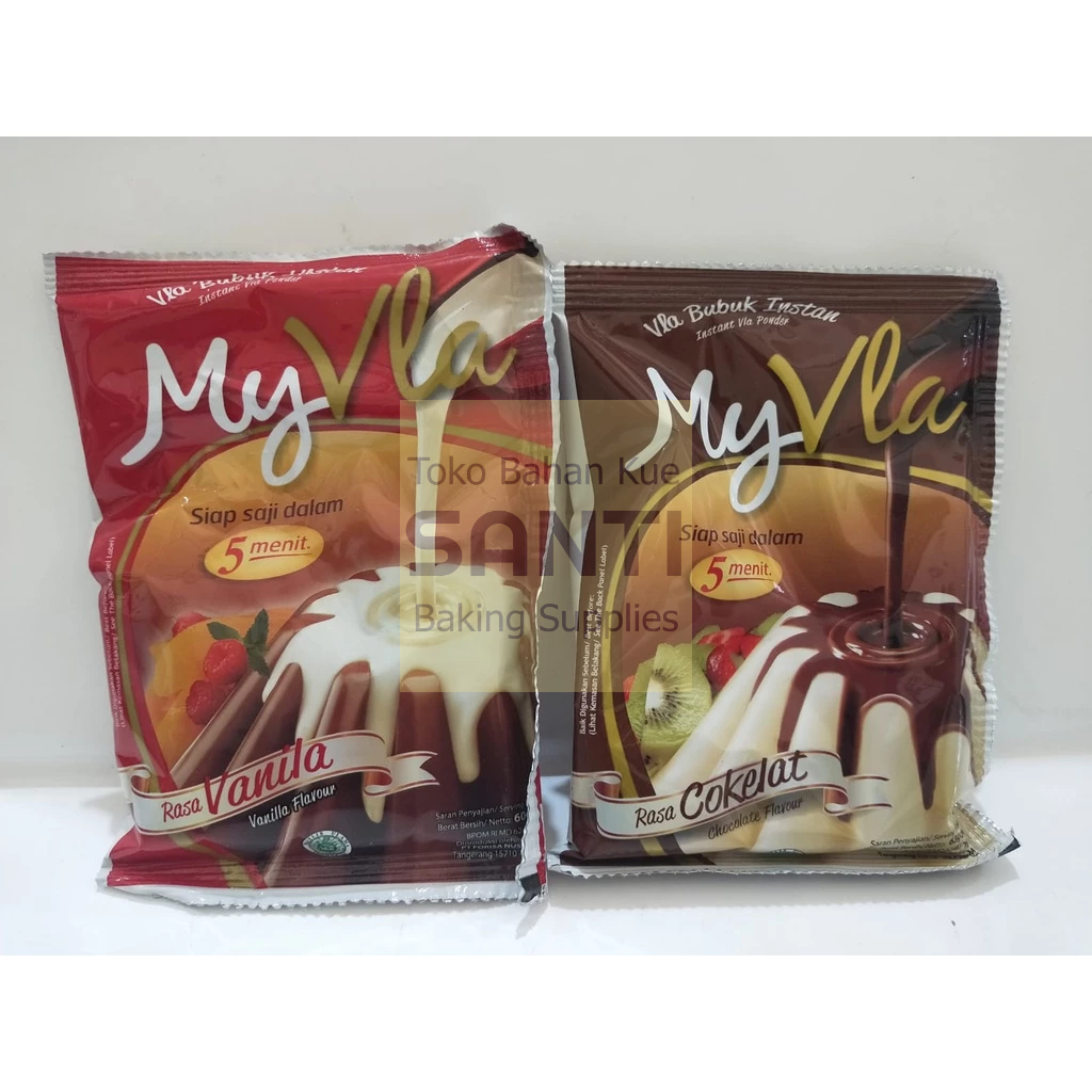 Jual My Vla | Bubuk Puding Pudding Instan | Cokelat & Vanilla | Shopee ...