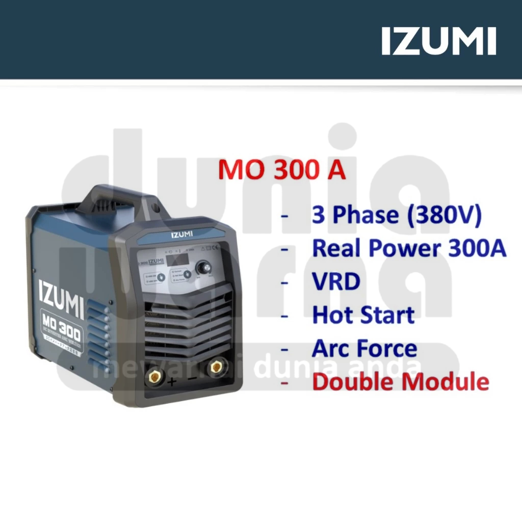 Jual NLG IZUMI MO 300 A/MO300 Mesin Travo/Trafo/Inverter Las/Welding Machine MMA VRD REAL 300A 3 ...