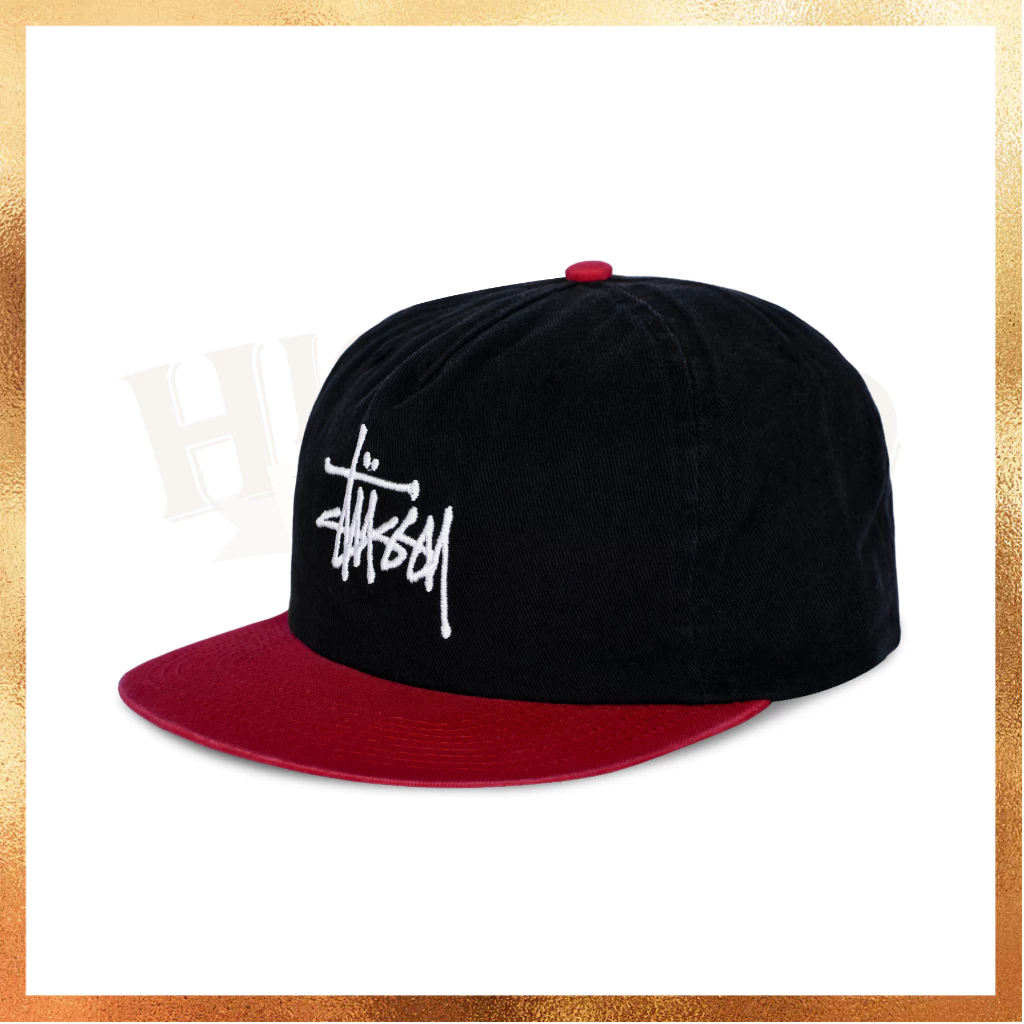 Jual READY STOCK!! Topi Stussy Australia 2-Tone Team Black Red ...
