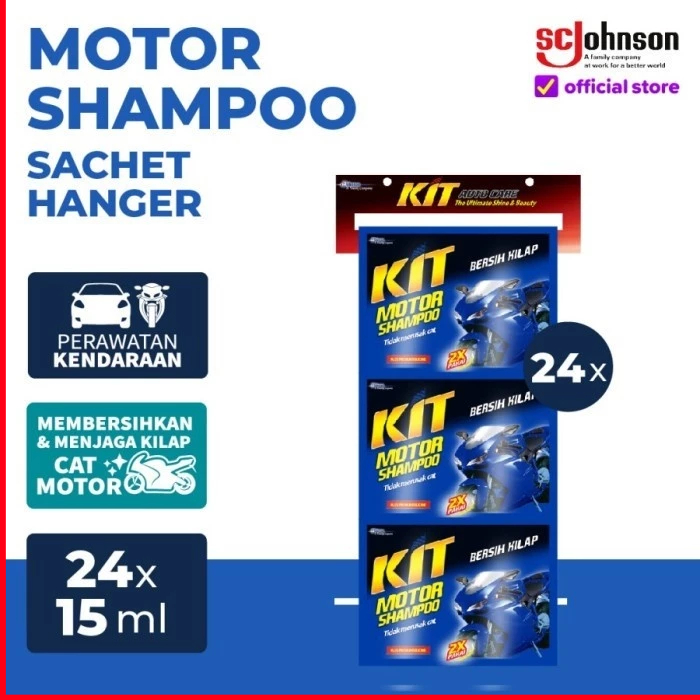 Jual Kit Motor Shampo 1 Renceng 24 Sacheet Kit Sampo Cuci Motor Mobil ...