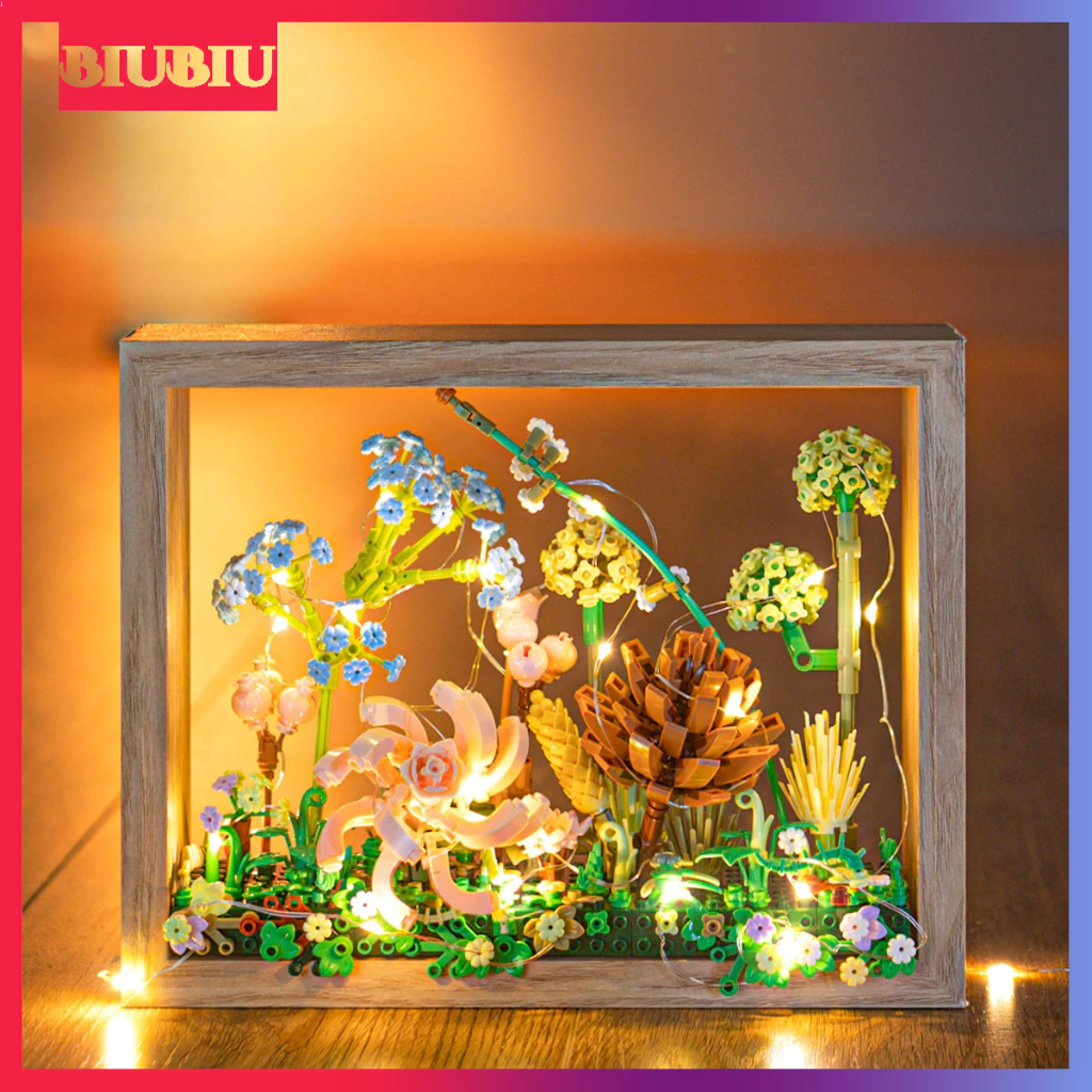 Jual 【READY】DIY Bunga Balok Susun Toy Puzzle Bricks Bouquet Gift Mainan ...