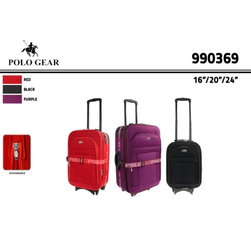 Jual Koper 16 inch 20 inch 24 inch Bahan Kain Original Polo Twin ...
