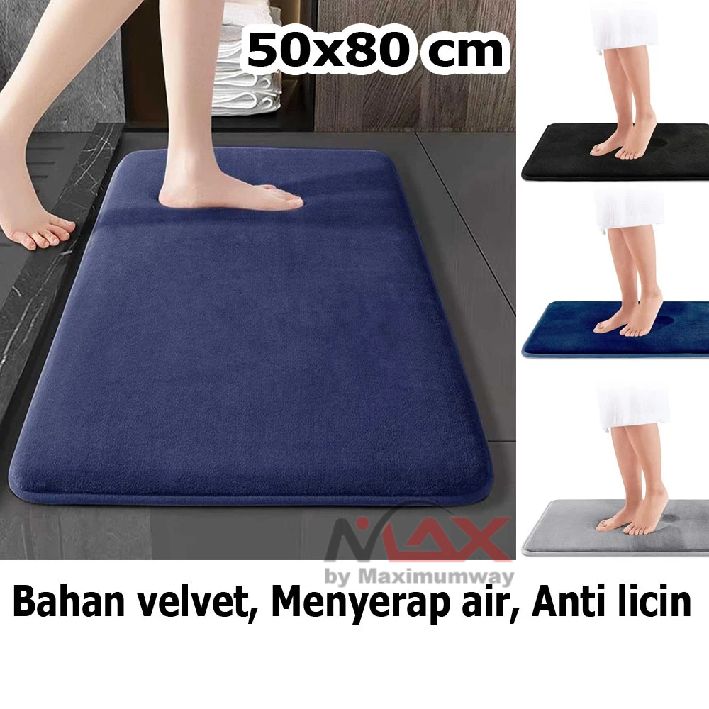 Jual Keset Kamar Mandi Premium Super tebal menyerap air lebih banyak ...