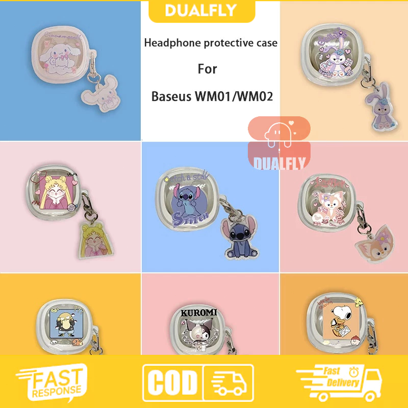 Jual Case Baseus WM01/WM02 - Desain Kartun, TPU Bening Anti Jatuh ...