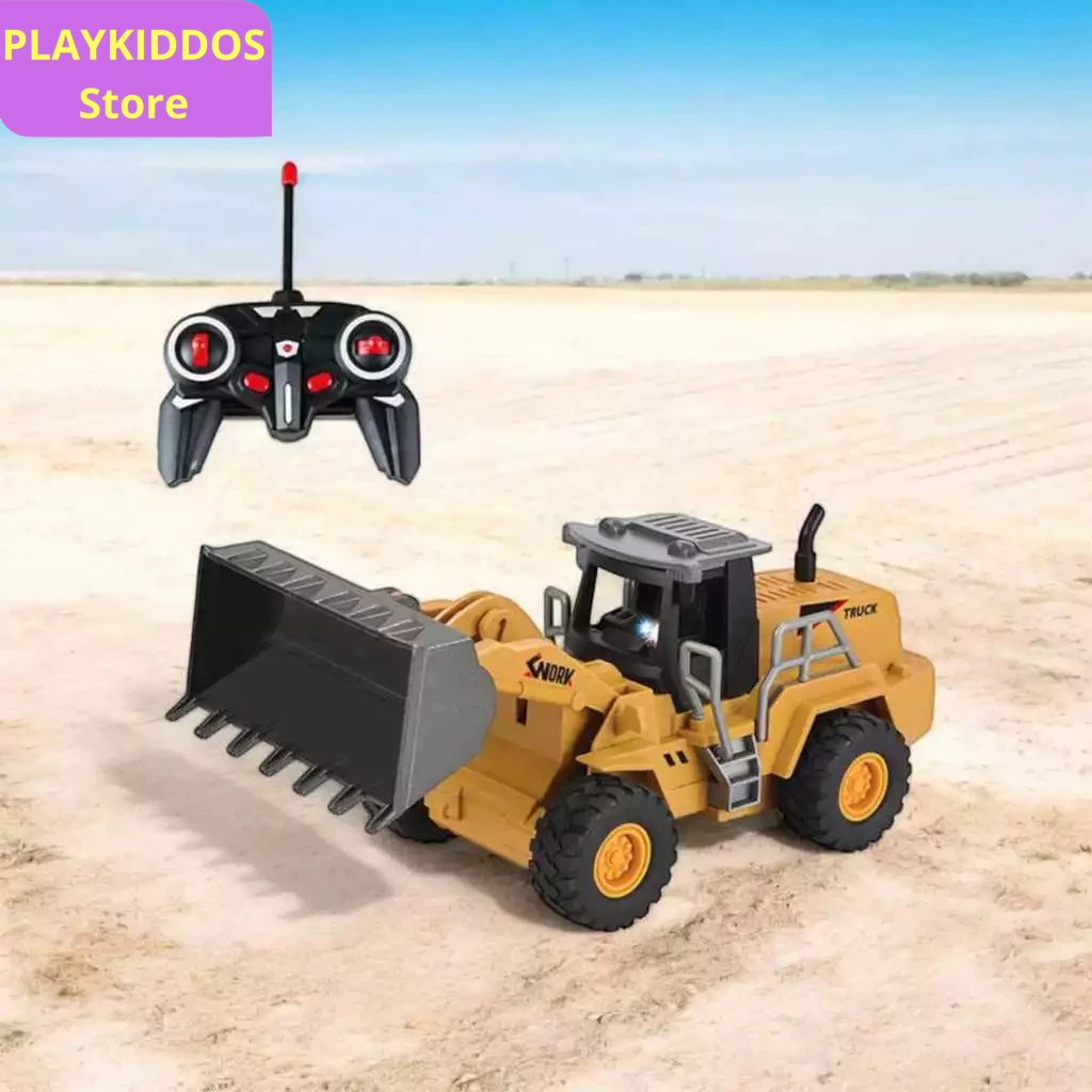 Jual Mainan Buldoser Remote Control RC Bulldozer Konstruksi Mainan ...