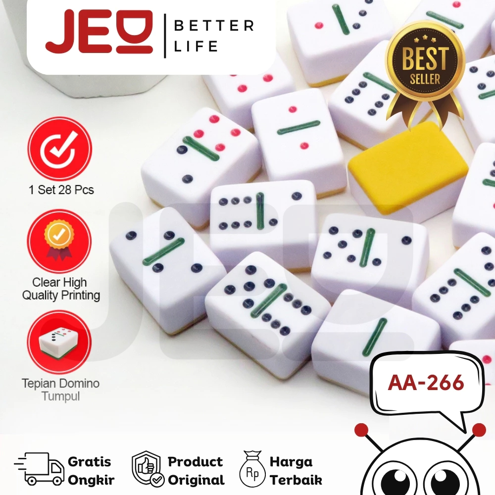 Jual Batu GAPLE / Batu DOMINO Tebal Plastik 1.5 cm | Shopee Indonesia