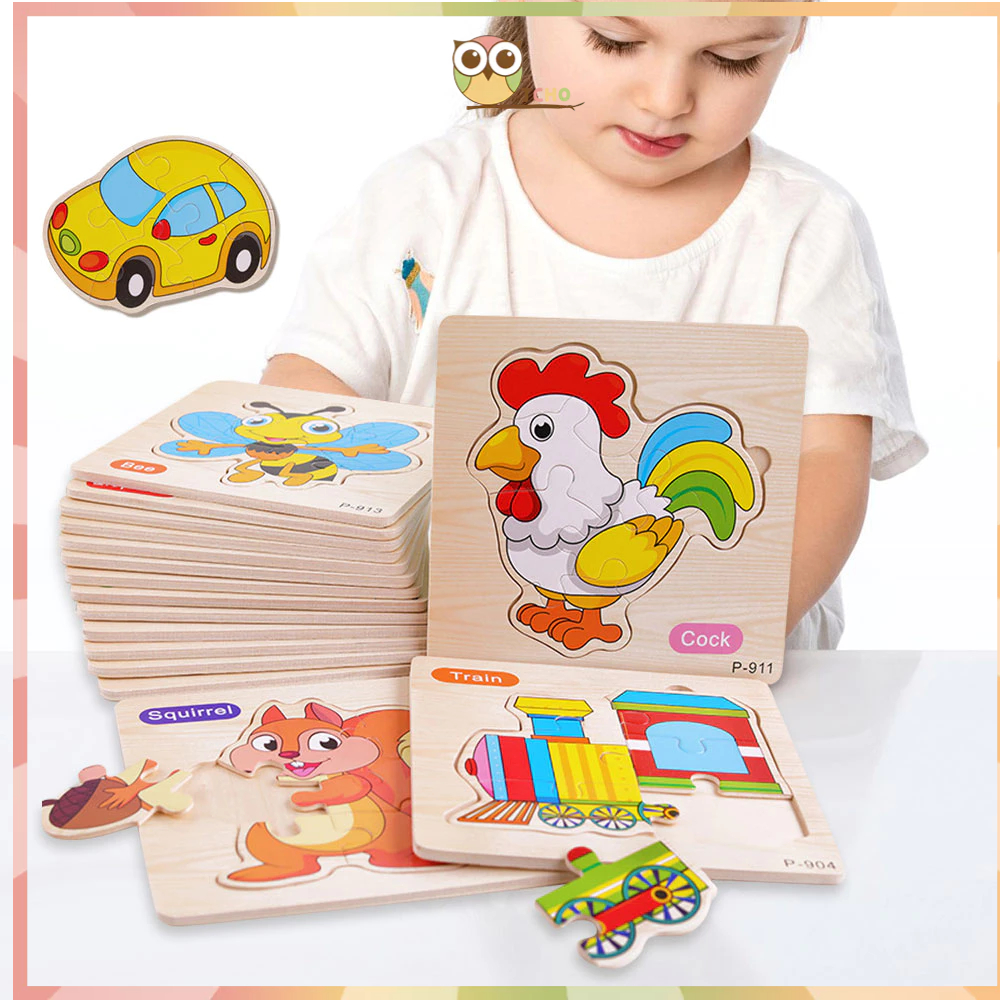 Jual JCHO puzzle kayu anak hewan mainan edukasi jigsaw puzzle /mainan edukasi puzzle | Shopee ...