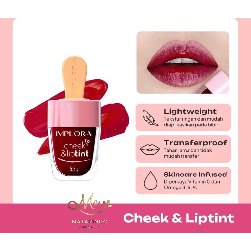 Jual Implora Lip Tint New Shade | Shopee Indonesia