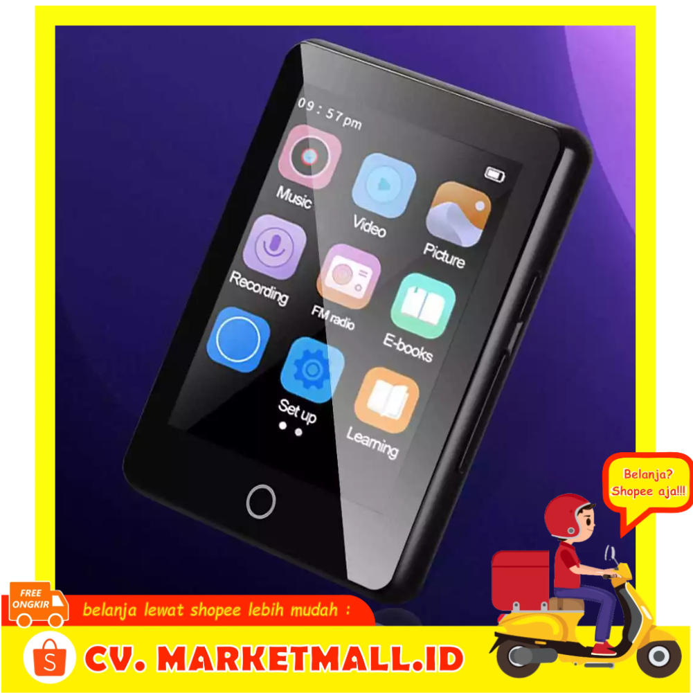 Jual Pemutar Musik Layar Sentuh MP3 MP4 Bluetooth 2.5 Inci Walkman ...