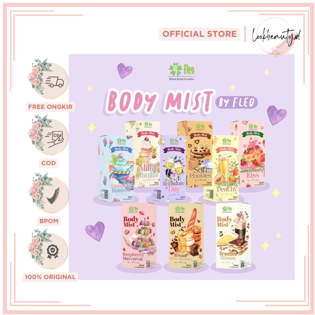 Jual new FLEO BODY MIST 30ML - LAVENA BODY MIST 30ML SPARKLING ROMANTIC ...