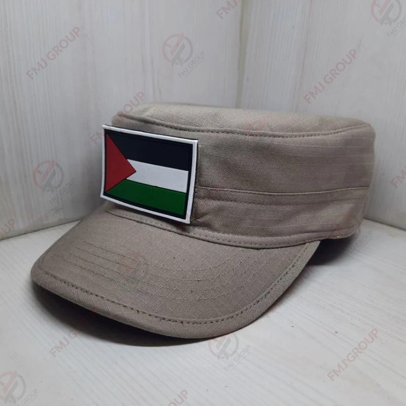 Jual Set Topi Palestina Logo Save Palestina Karet Perekat Topi Komando ...