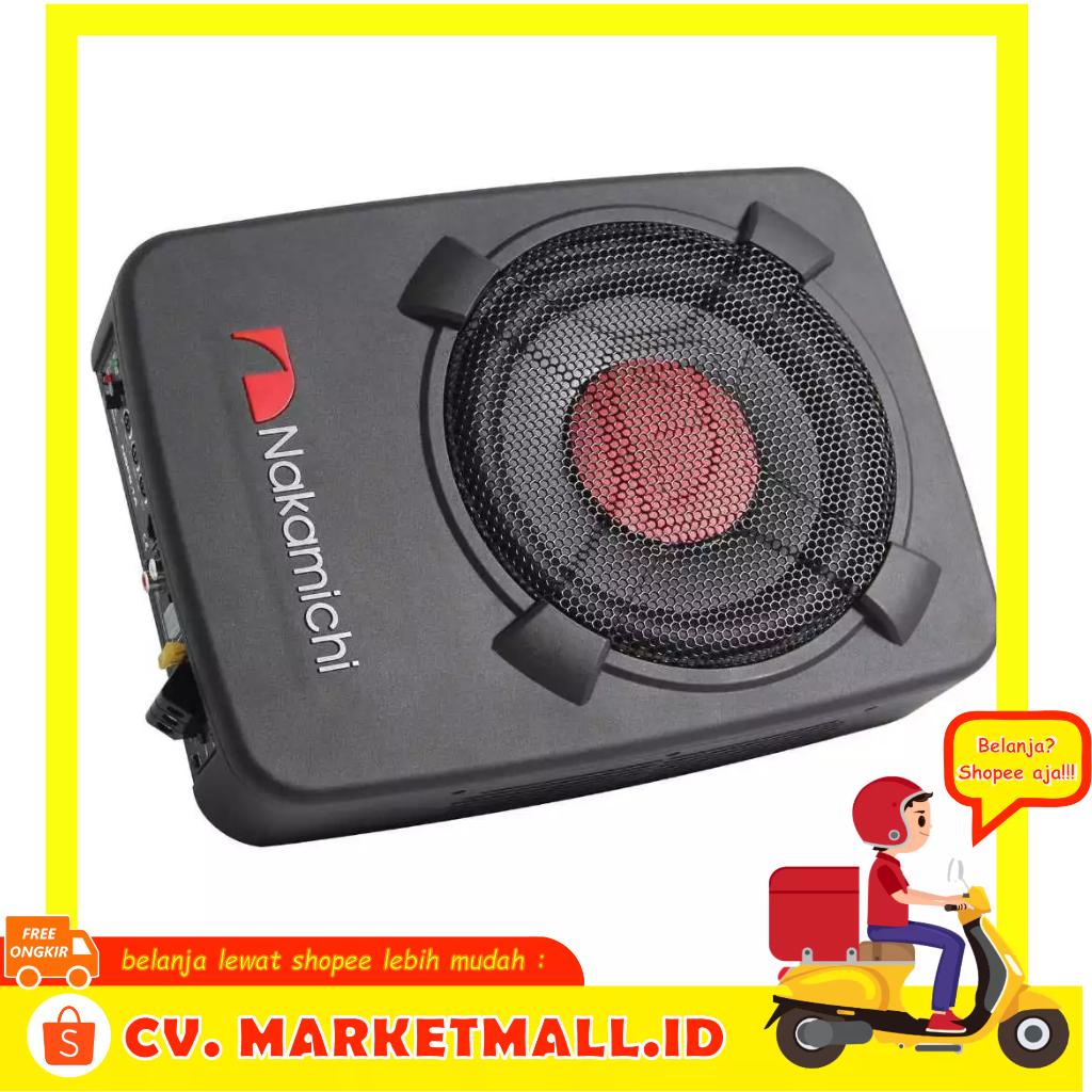 Jual Speaker Kolong Mobil Active Subwoofer Car Under Seat Tri-Port 8 ...