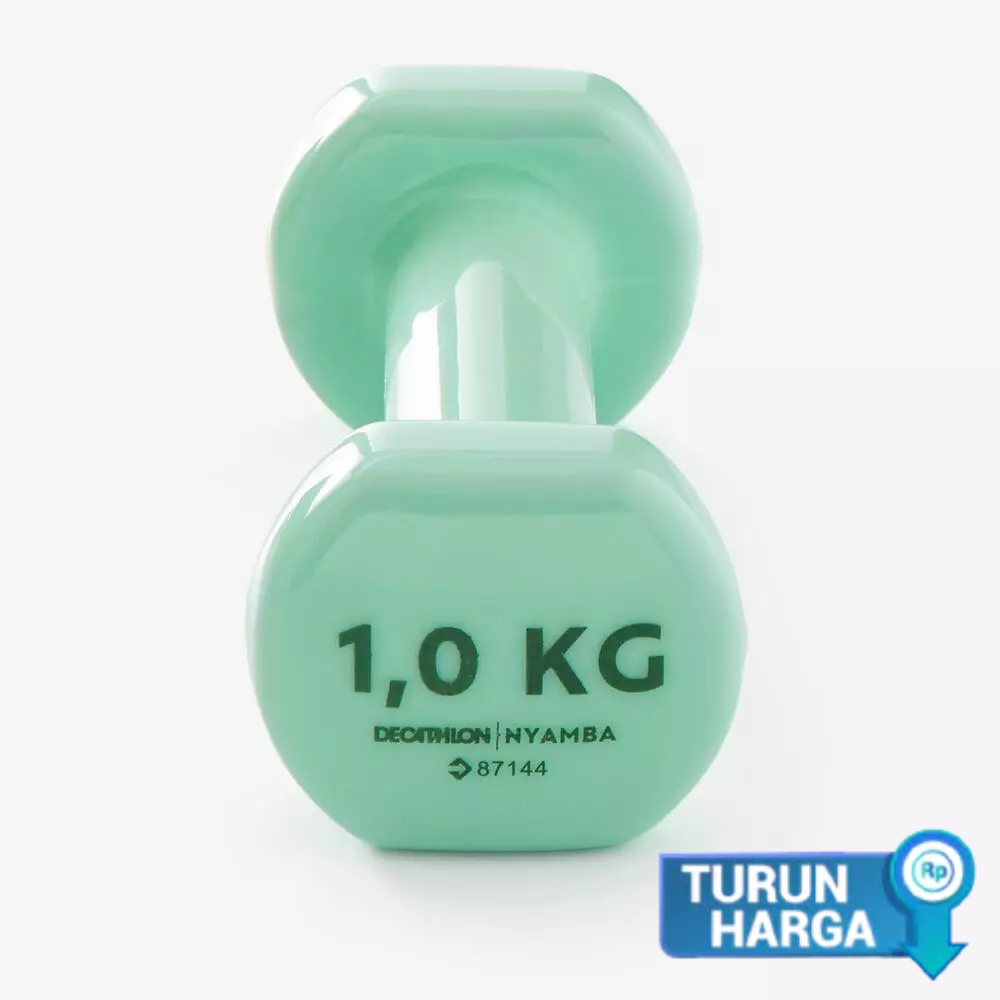 Jual Decathlon NYAMBA Dumbell Kebugaran Sepasang 1 kg Hijau Muda ...
