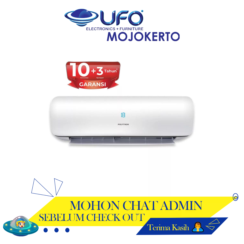 Jual AC Polytron Air Conditioner Neuva Pro 1 PK PAC09VZ | Shopee Indonesia