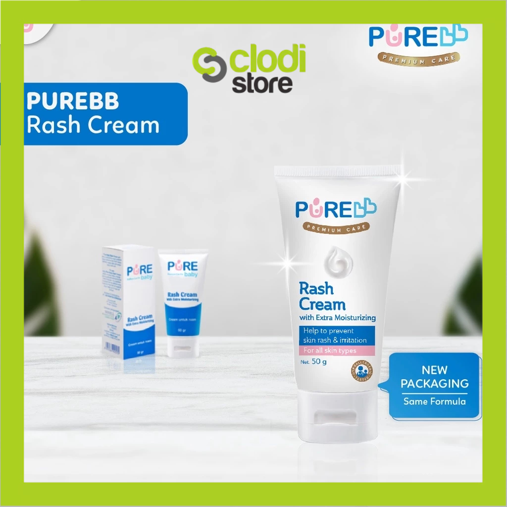 Jual Pure Baby BB Baby Rash Cream with extra moisturizing 50gr untuk ...