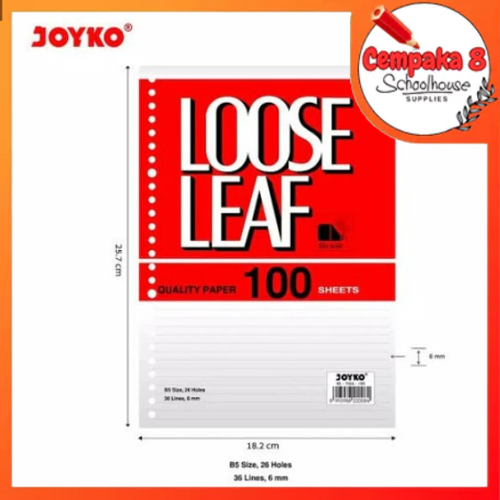 Jual Isi File Binder B5 100 Line Bergaris Joyko - UTI0284 | Shopee Indonesia
